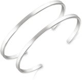 Solid 9ct White Gold Bangles for Women for sale | Newbury's