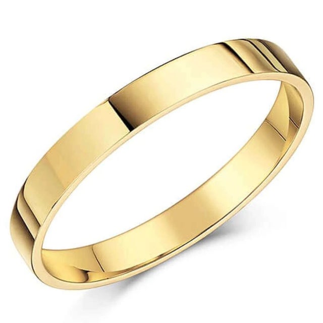 Solid 9ct Gold Flat Shape Bangles for sale | NEWBURY'S