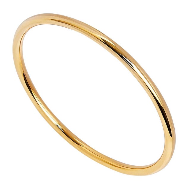 Solid 18ct Gold Round Bangles for Women for sale | NEWBURY'S