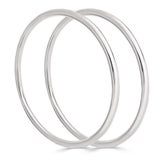 Solid 9ct White Gold Bangles for Women for sale | Newbury's
